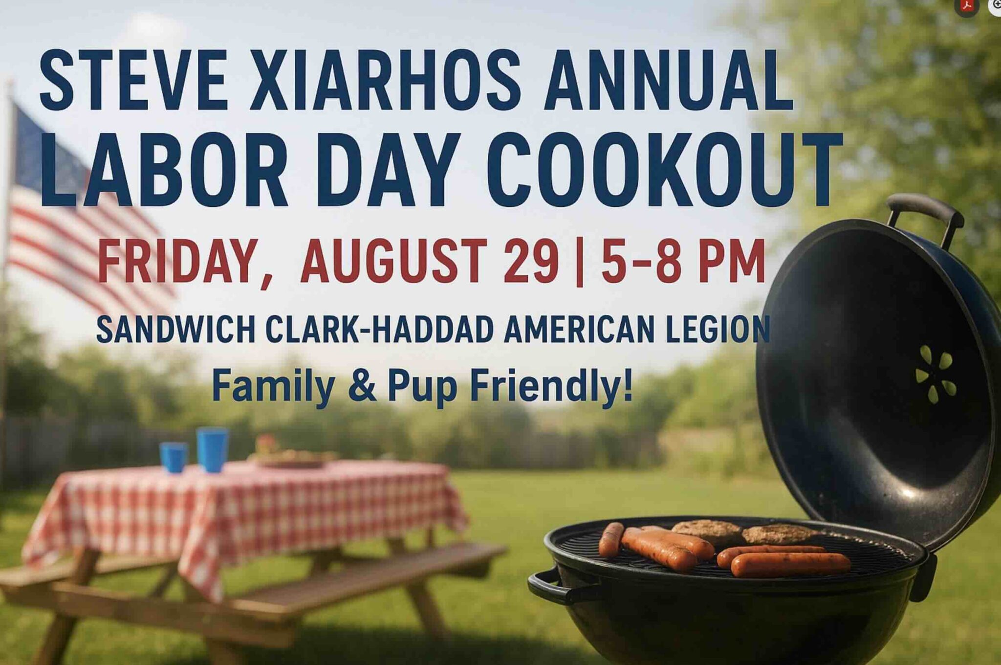 Annual Labor Day Cookout Feat. Rep. Steve Xiarhos - Massachusetts GOP